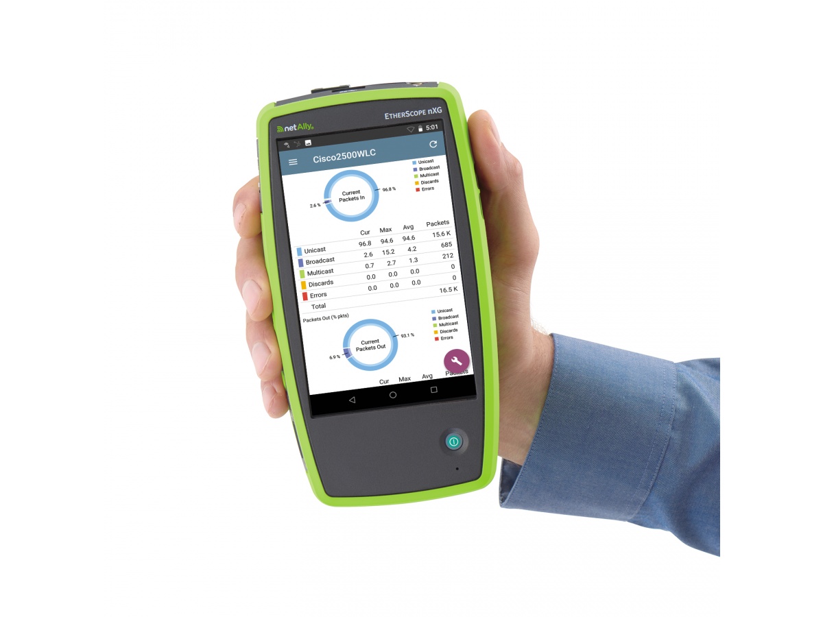 netAlly EtherScope™ nXG Taşınabilir Network Test Cihazı - Netes Mühendislik